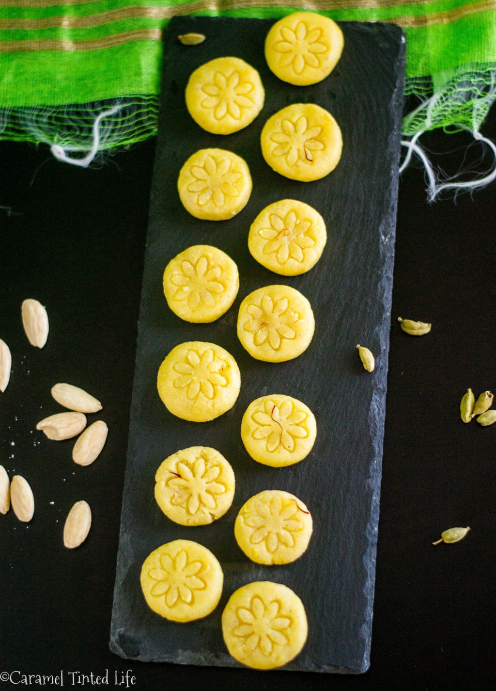 Quick and easy 'badam peda' or almond and milk fudge