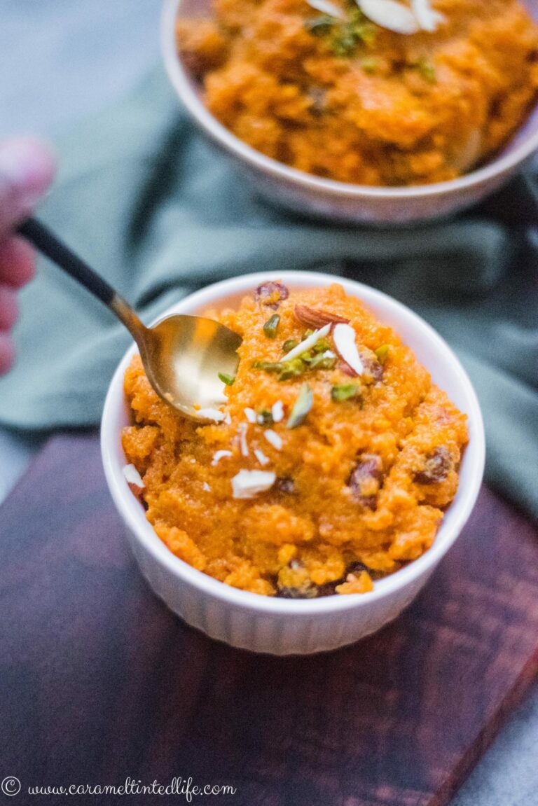 Instant Pot Gajar Halwa - Caramel Tinted Life