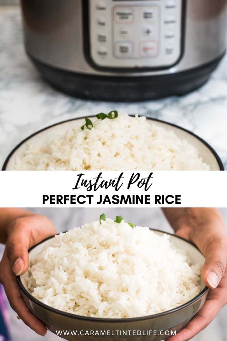 Perfect Instant Pot Jasmine Rice - Caramel Tinted Life