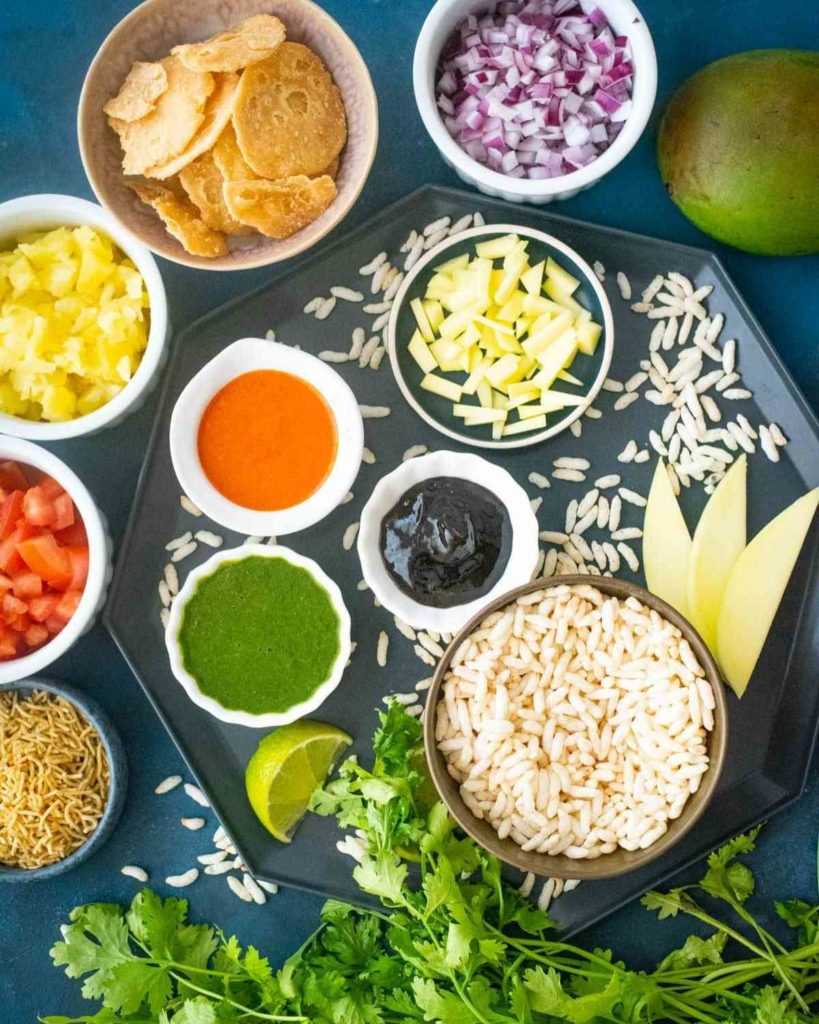 Bhel Puri (Bombay Bhel) Recipe - Caramel Tinted Life