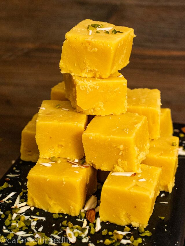 How to make Mysore Pak at home - Caramel Tinted Life