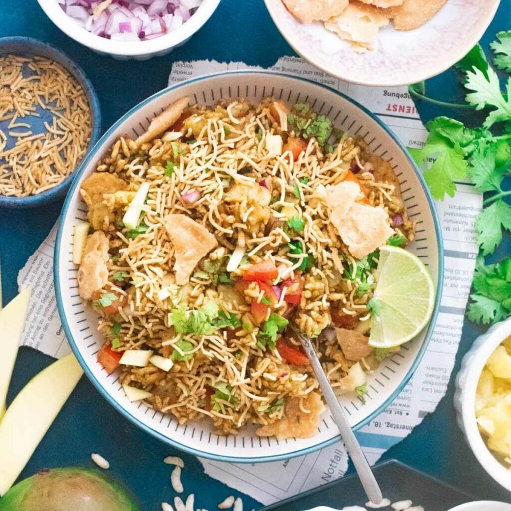 Bhel Puri (Bombay Bhel) Recipe - Caramel Tinted Life